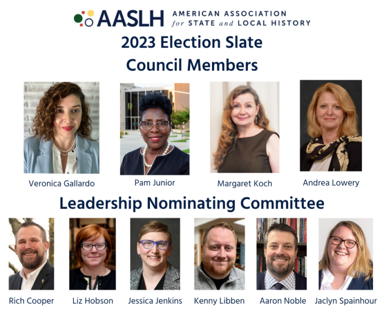 Voting in the 2023 AASLH Council Election is Open – AASLH